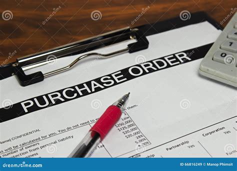 Invoice Letter Head Stock Image Image Of Overdue Commerce 66816249