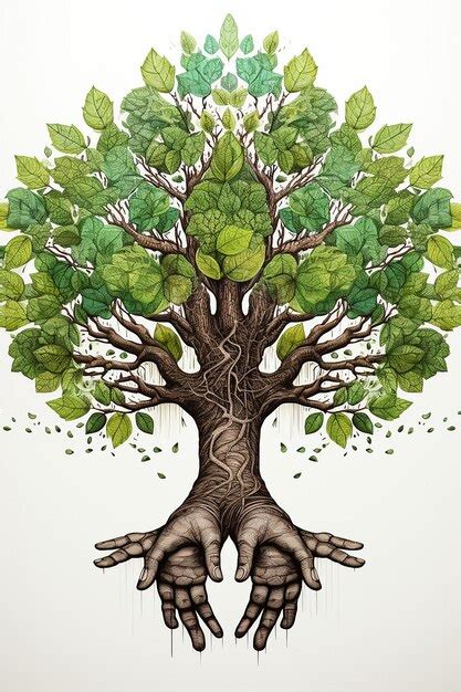 Premium Photo Illustrate A Symbolic Tree Of Healing For World Leprosy