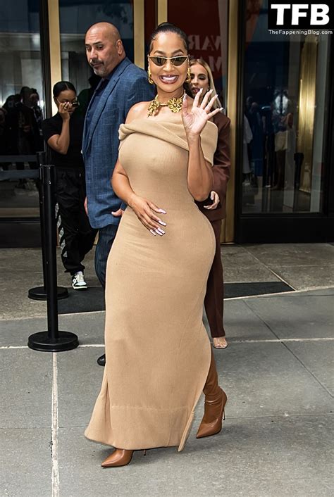 La La Anthony Flaunts Her Pokies As She Arrives At Brandon Maxwell