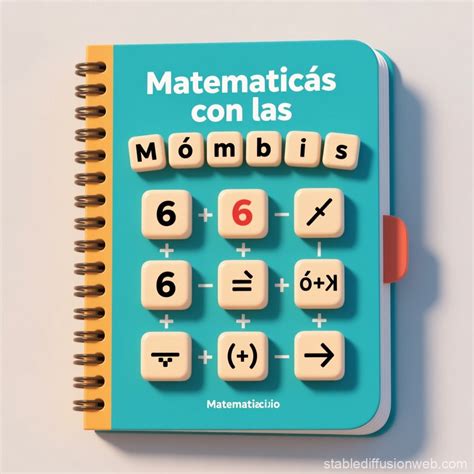 Math Notebook Cover With Symbols Stable Diffusion Online
