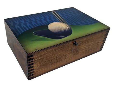 Golf Memory Box Relic Wood