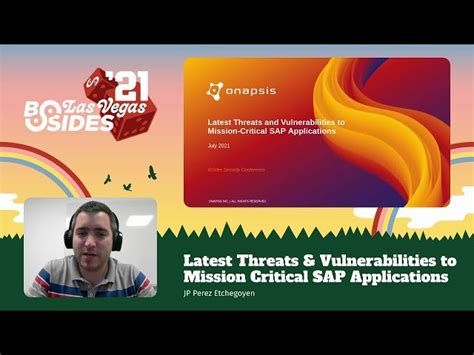 Security Bsides Talk Latest Threats And Vulnerabilities To Mission Critical Sap Applications