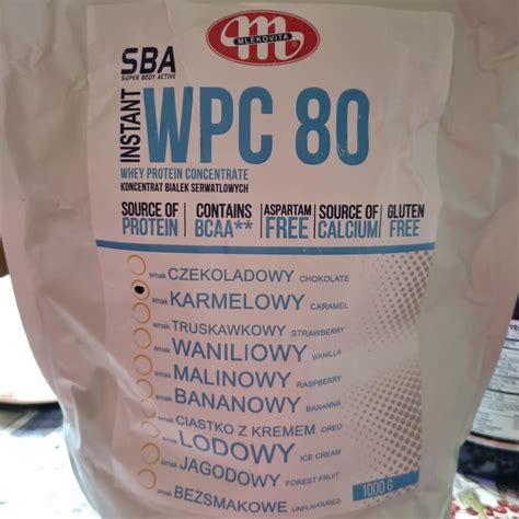 Протеин карамельный WPC 80 Whey Protein Mlekovita - калорийность ...