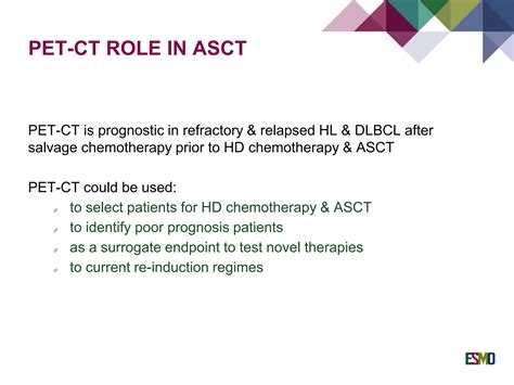 Esmo E Learning The Lugano Classification Recommendations For Hodgkins
