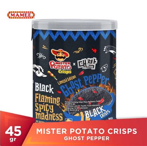 Mister Potato Crisps Ghost Pepper Bbq 40 Gr Lazada Indonesia