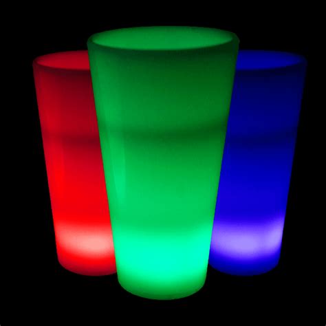 Glow In The Dark Led Light Up Shot Glass 2 Oz