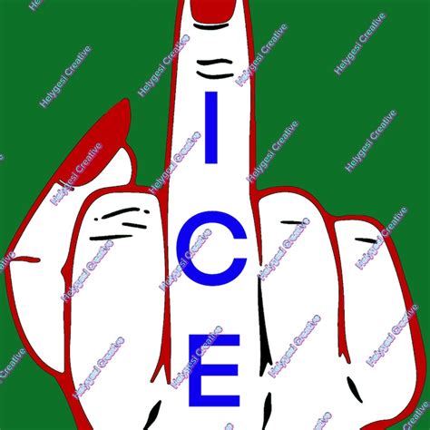 Ice Protest Sign Etsy