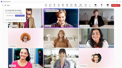 Interpreter In Microsoft Teams Meetings And Calls Microsoft Support