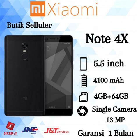 Jual Hp Xiaomi Note X Redmi X Gb Android Smartphone Shopee Indonesia
