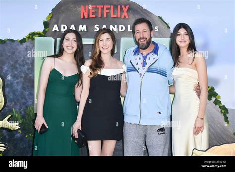 Sadie Sandler From Left Jackie Sandler Adam Sandler And Sunny