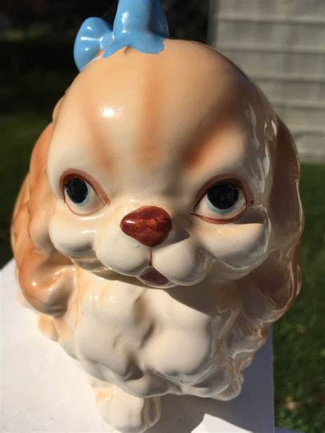 Rare Vintage Cocker Spaniel Puppy Planter Nancy Pew Tware Etsy