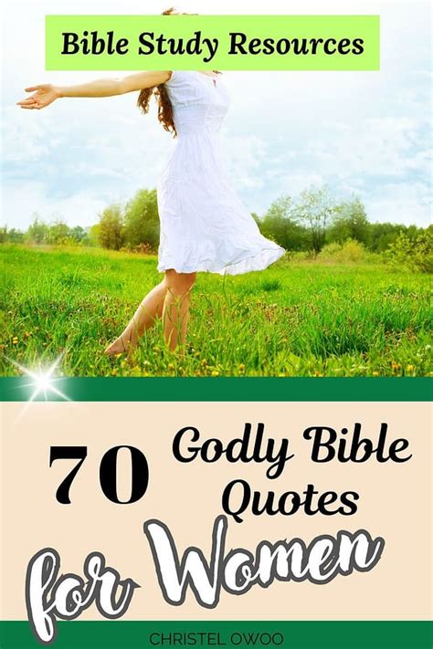 70 Godly Inspirational Quotes For Christian Women • Christel Owoo
