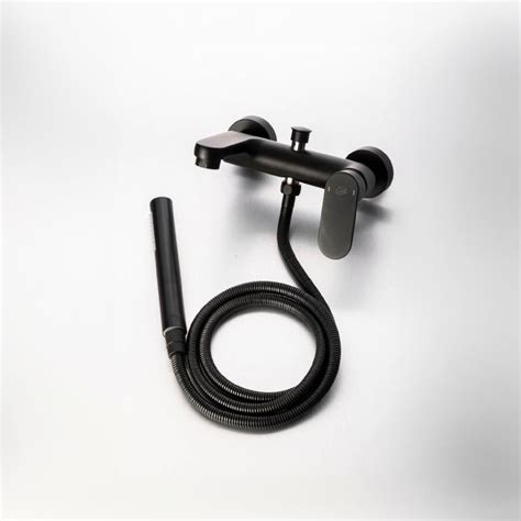 Gio Genova Mat Black Wt Bath Mixer Continental Bathroom Supplies