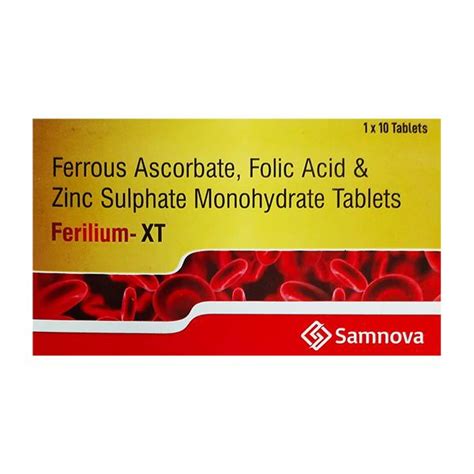 Buy Ferilium Xt Tablet 10s Online At Upto 25 Off Netmeds