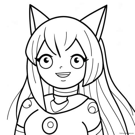 Zero Two Cute Coloring Page 47703 37711