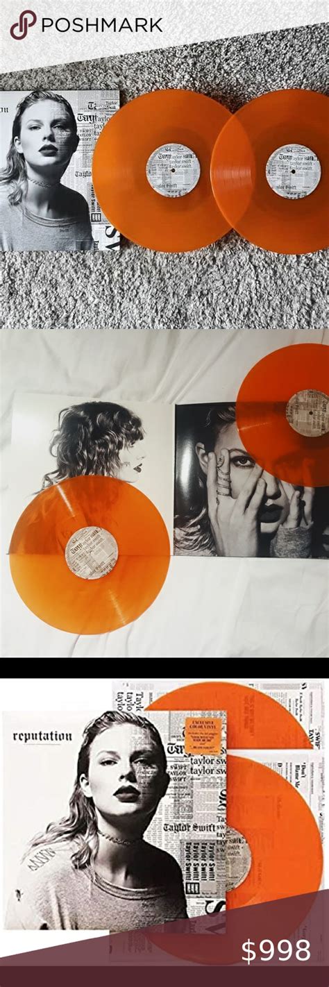Taylor Swift Reputation Orange Vinyl Taylor Swift Orange Vinyl