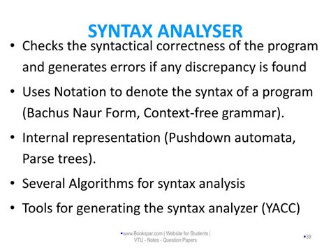 Ppt Compiler Design 10cs43 Powerpoint Presentation Free Download