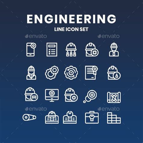 Engineering Icons Web Design Engineering Wellness Design