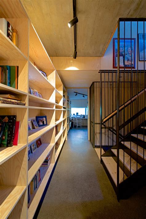 Weathering Steel Panels Create Rusty Walls For House In Oslos Old Town