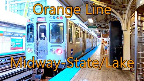 🚉midway Airport To Statelake Station Orange Line Chicago Il Youtube