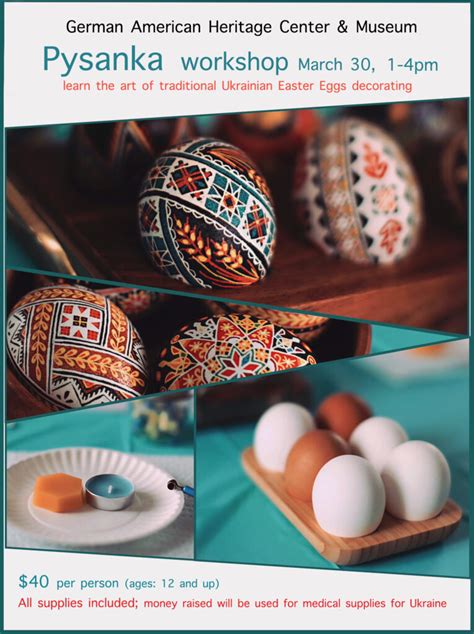 Pysanka Workshop German American Heritage Center