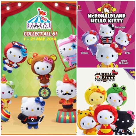 Mcdonald X Hello Kitty Plushies Collection Circus Of Life