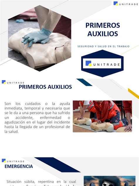 Primeros Auxilios En Emergencias Laborales Pdf Primeros Auxilios