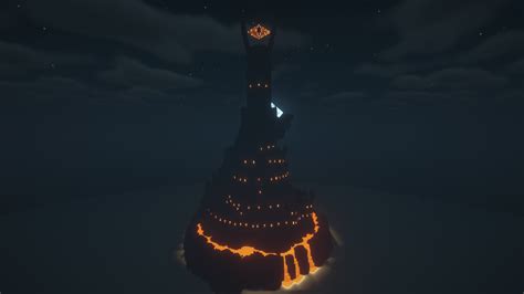 Eye Of Sauron Tower Minecraft Lord Of The Rings Eye Of Sauron In