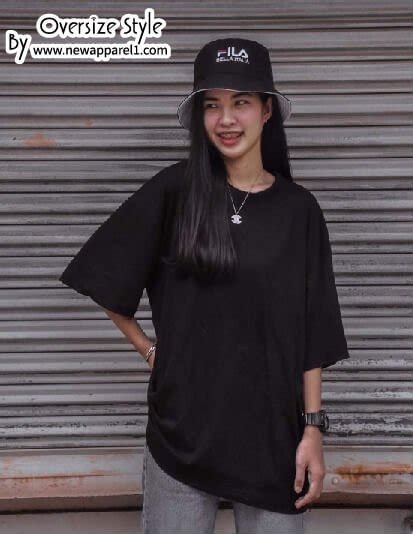เสื้อโอเวอร์ไซส์สีพื้น Newapparel1