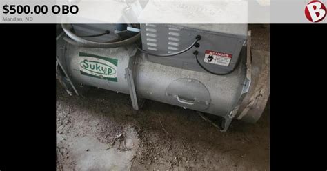 2 Sukup Grain Bin Fans With Propane Heaters 500 Each Mandan Nd