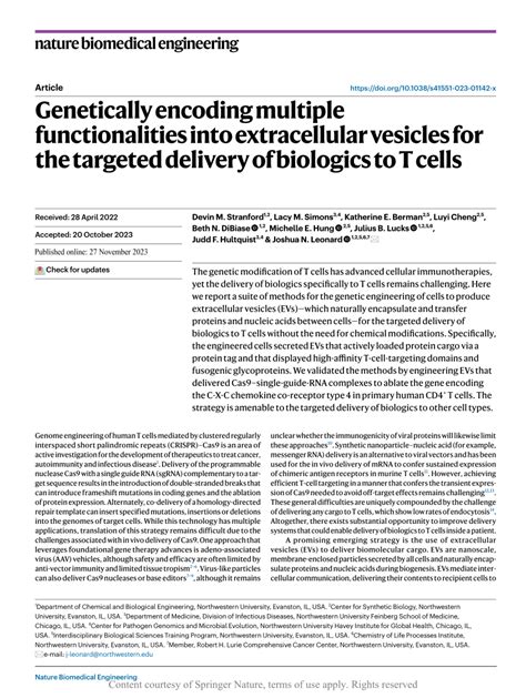 Genetically Encoding Multiple Functionalities Into Extracellular Vesicles For The Targeted