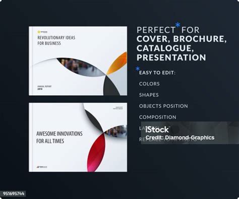 다채로운 원형 교차로와 소재 디자인 프레 젠 테이 션 템플릿입니다 현대 수평 배너의 추상적인 벡터 세트 0명에 대한 스톡 벡터 아트 및 기타 이미지 Istock