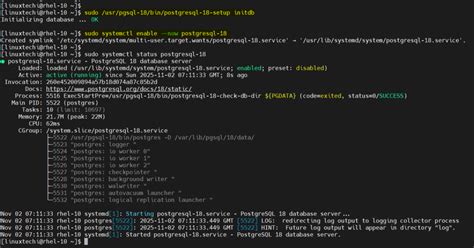 How To Install Postgresql 18 On Rhel 10 Rhel 9