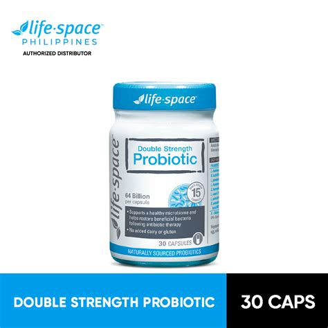 Double Strength Probiotic Life Space 30 Capsules Wellness Plus