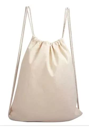 Morrales De Tela Crea 35x40cm Tiros Blancos Pack De 10 Cuotas Sin Interés