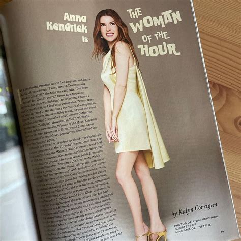 Anna Kendrick Magazine Anna Kendrick Poses For Glamour Uk And Talks