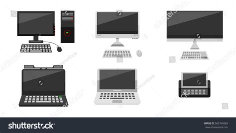 Computer Vector Evolution Illustration Stock Vector Royalty Free