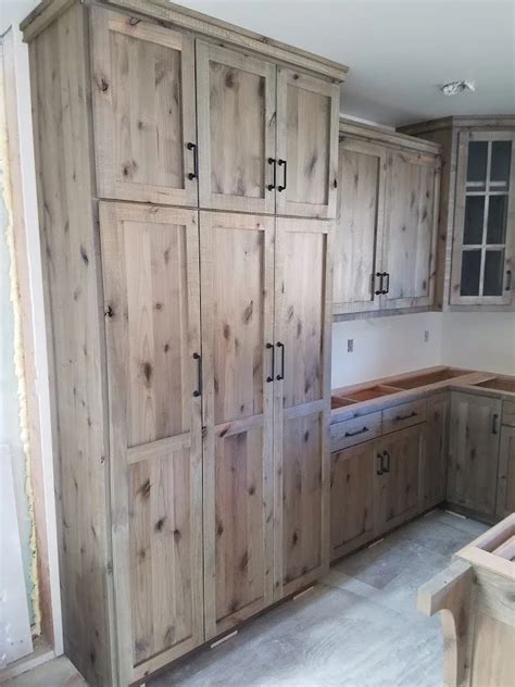 Rustic Alder Cabinets — Forbes Cabinets