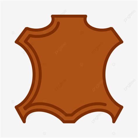 Leather Flat Icon Vector Fabric Leather Material Png And Vector With