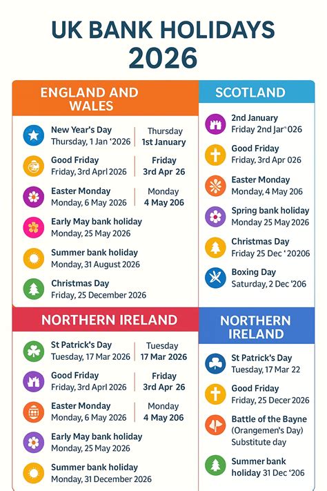 Is There A Bank Holiday In August 2026 Uk Calendar 2026