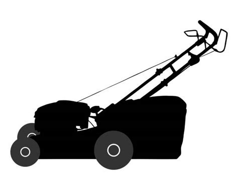 530 Lawn Mower Silhouettes Stock Illustrations Royalty Free Vector