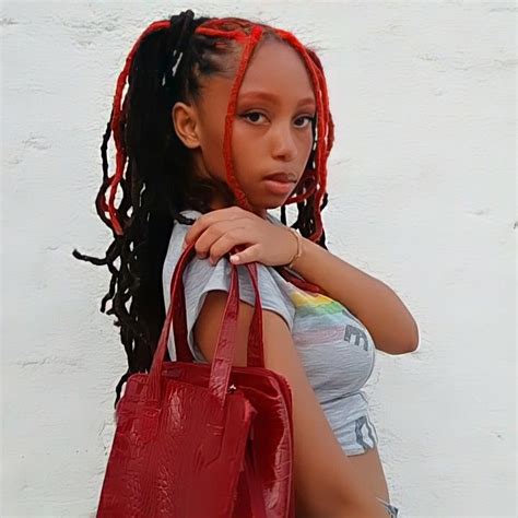 Vibrant Red Dreadlocks For Egirl Look