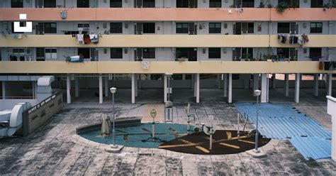 Foto Edifício De Concreto Branco E Azul Imagem De Habitação Pública Grátis No Unsplash