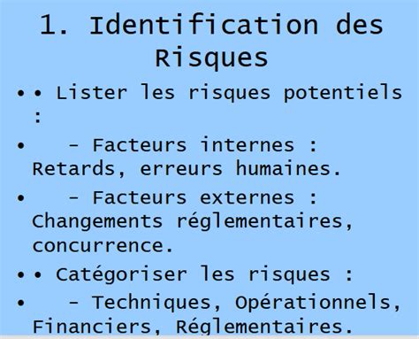 Structurer Une Analyse Des Risques Modèle Ppt