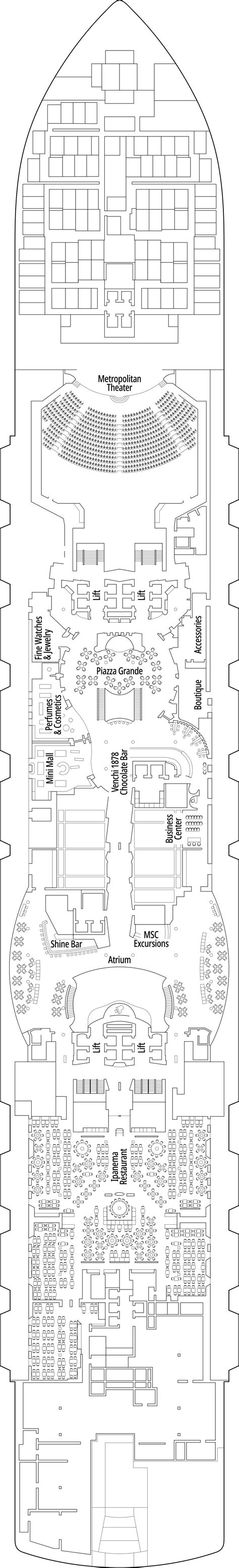 Msc Seaside Deck Plan And Cabin Locations 2025