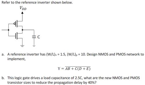 Refer To The Reference Inverter Shown Below A A Reference Inverter H