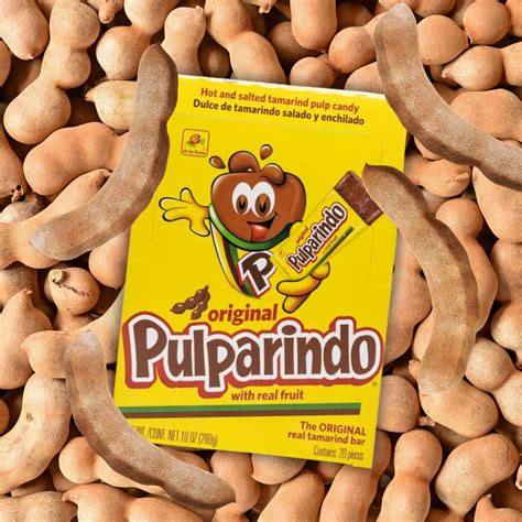 Pack Of 20 Original Mexican Pulparindo Candy Tamarind Extra Hot