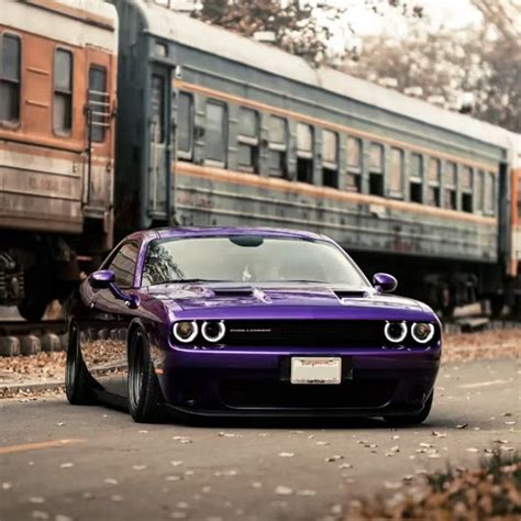 Dodge Charger Wrapbest Ravoony Glossy Explosion Purple Car Vinyl Wrap