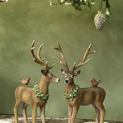 KalĖdinĖ Dekoracija Elnias Su PaukŠteliu