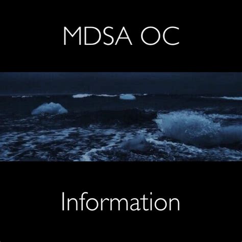 Mdsa Oc Information Wiki Prophecy Institution Amino
